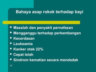 Bahaya Merokok pada Anak Usia Sekolah Remaja | PPTX