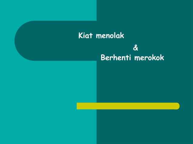 Bahaya Merokok pada Anak Usia Sekolah Remaja | PPT
