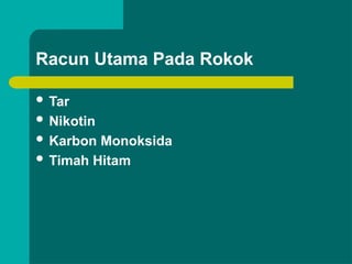 Bahaya Merokok pada Anak Usia Sekolah Remaja | PPT