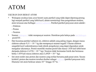 KULIAH KE 2 TEORI ATOM DAN IKATAN KIMIA.ppt