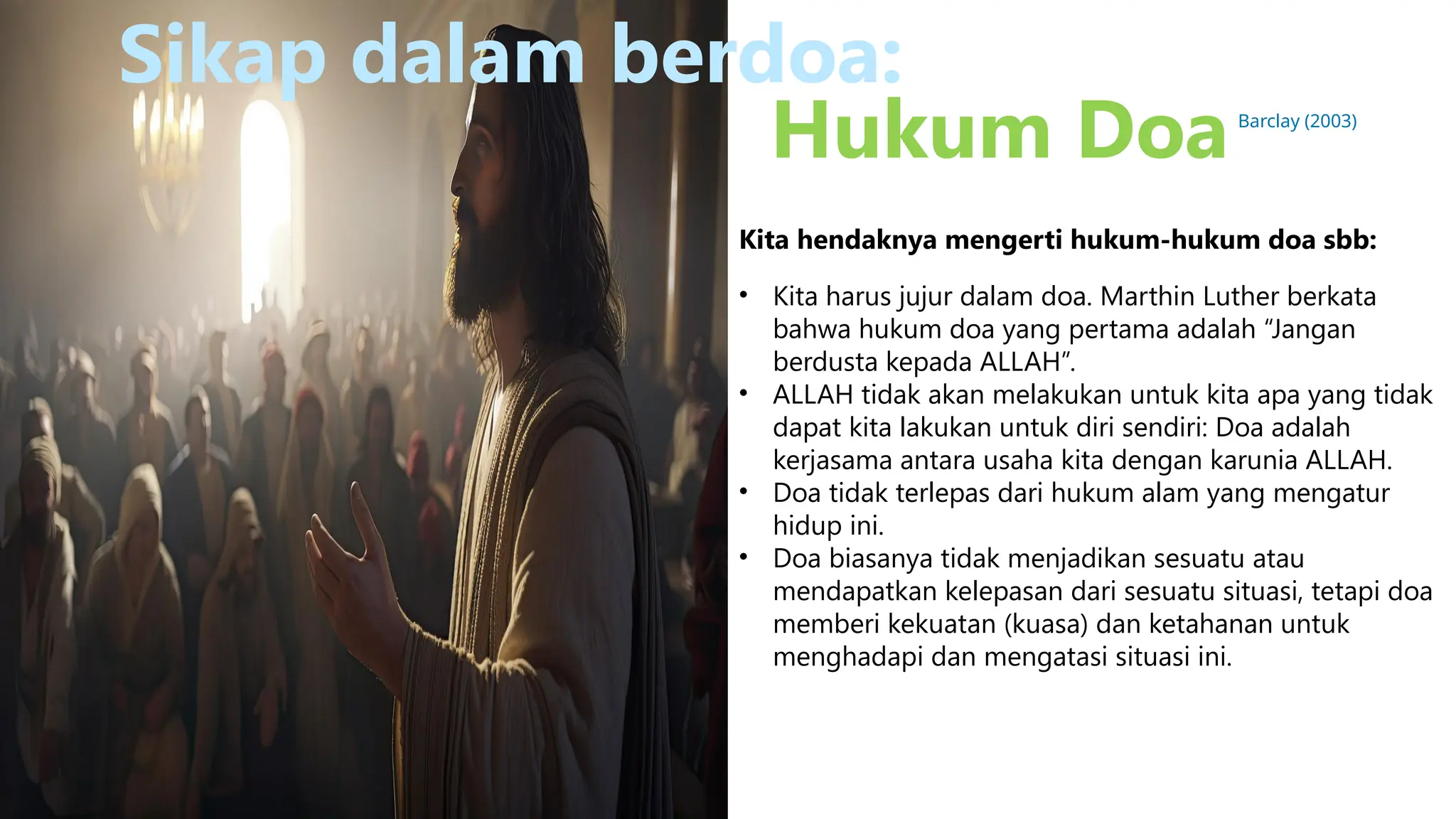 Materi Agama : doa adalah persekutuan khusus antara manusia dengan ...