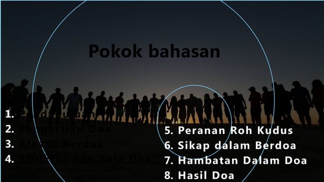 Materi Agama : doa adalah persekutuan khusus antara manusia dengan ...