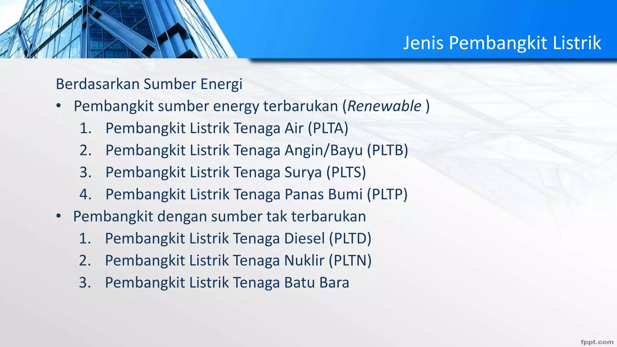 pembangkit listrik dan konversi energi | PPTX