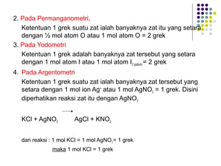 Kuliah kimia kuantitatif balai budidaya laut batam (romi novriadi) | PPT