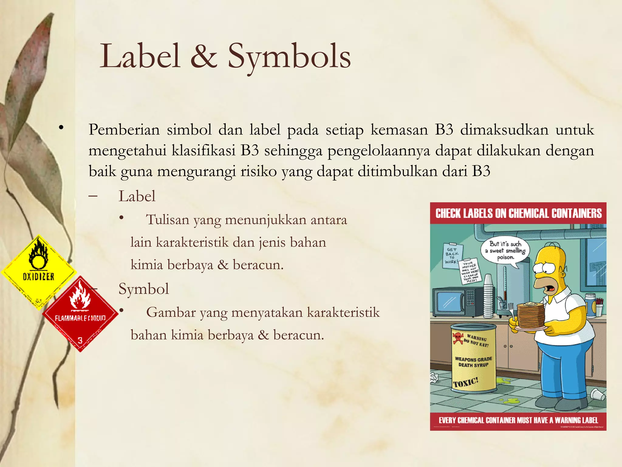 limbah b3 dan prinsip pengelolaan | PPT