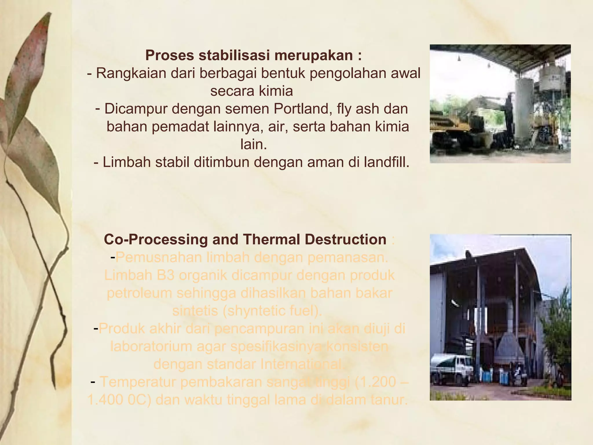 limbah b3 dan prinsip pengelolaan | PPT