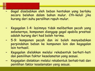 Kuliah materials failure | PPT