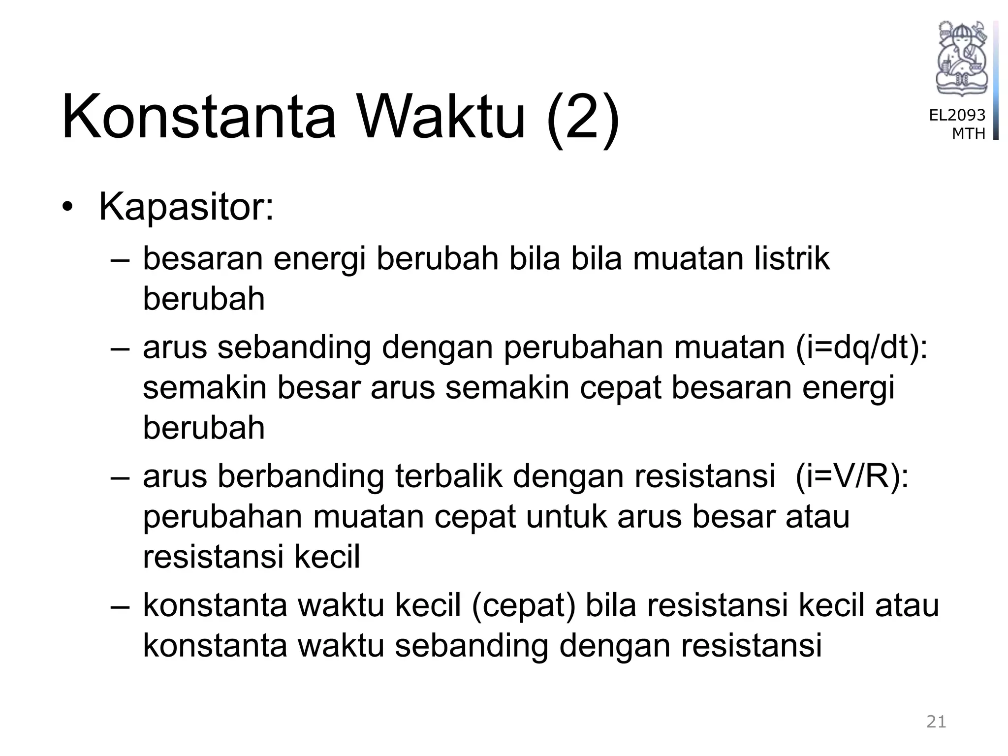 1st Order Transient Circuit Ppt