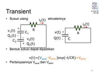 1st order transient circuit | PPT