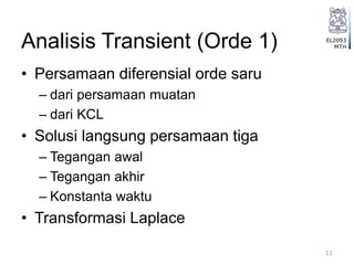 1st order transient circuit | PPT