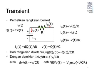 1st order transient circuit | PPT