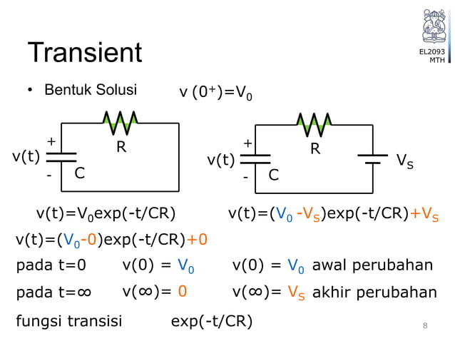 1st order transient circuit | PPT