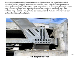 Kuliah minggu ke 9 struktur jembatan,06 nopb2012 | PPT