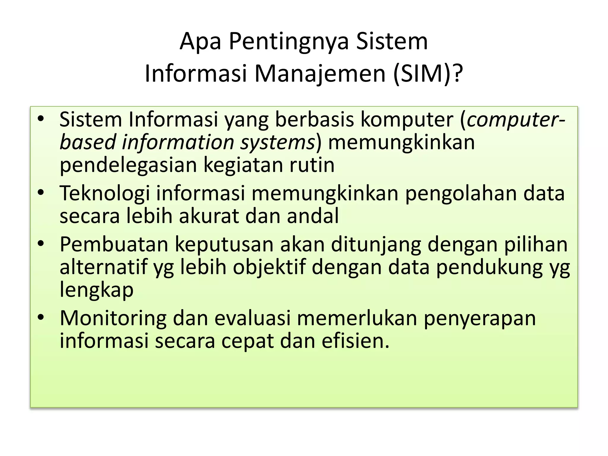 Kuliah pengantar sim pemerintahan fd | PPTX