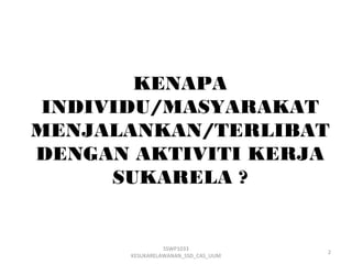 Konsep & Teori Kesukarelawanan | PPT