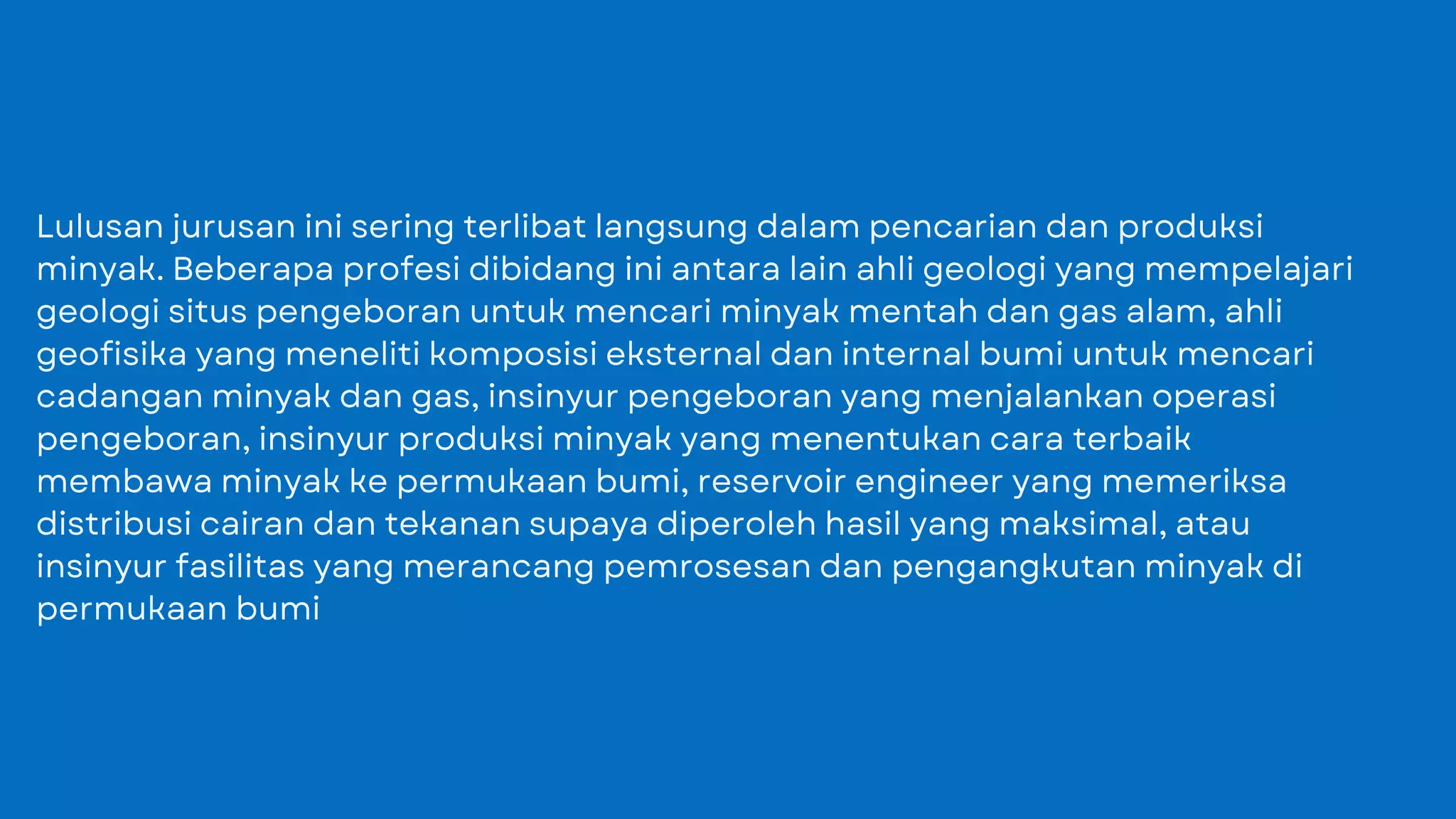 Kuliah prodi teknik perminyakan terbaik | PDF