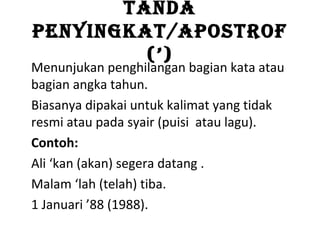 Kuliah pungtuasi | PPT