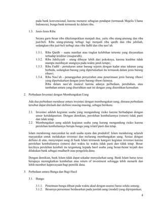 Riba dan Kegiatan Ekonomi yang terintegrasi | PDF