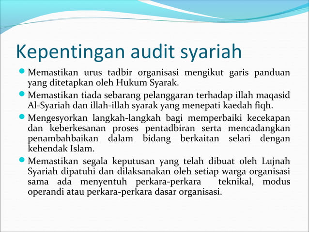 Presentation: Audit Syariah Dalam Koperasi Muslimin Oleh datuk mohamad ...