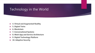 Kuliahtamu tech in the world | PPTX