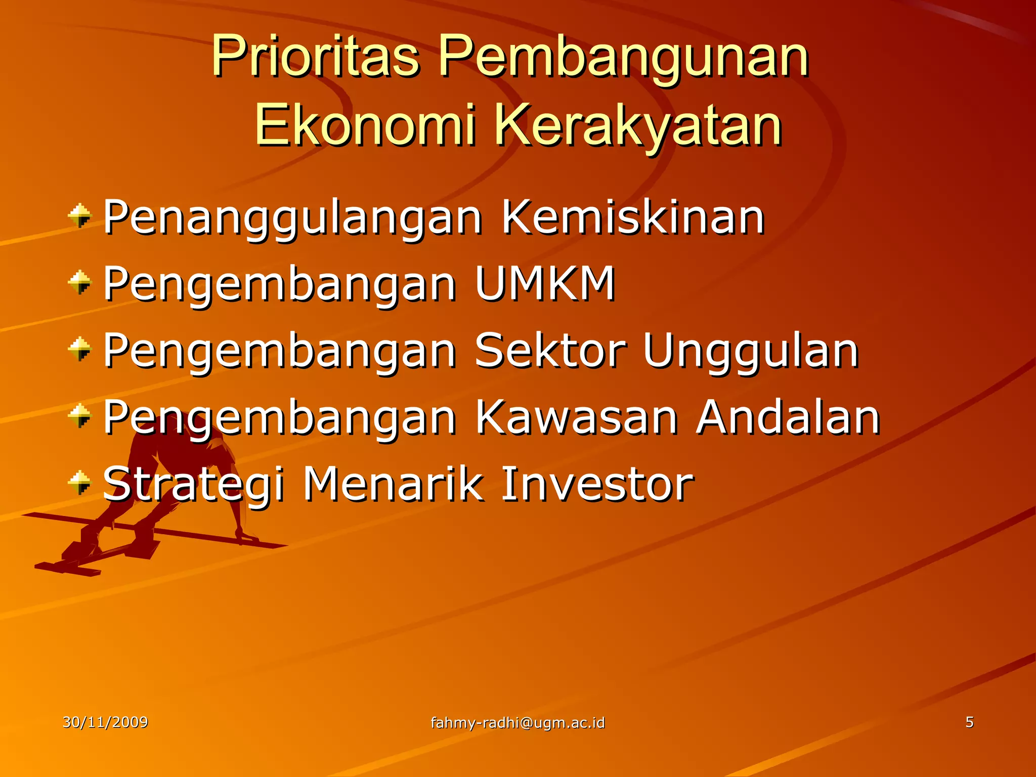 Kuliah umum strategi pengembangan ekonomi rakyat | PPT