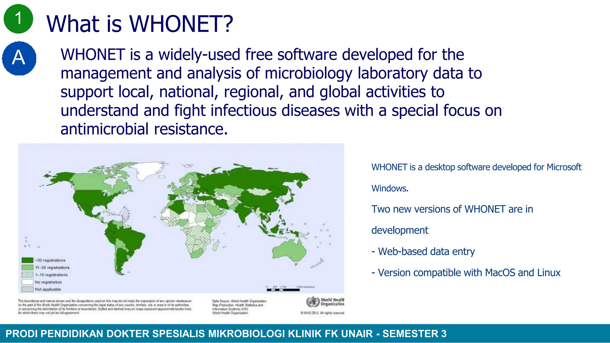 Presentasi WHONET.pptx | Operating Systems | Computer Software and Applications