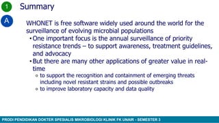 Presentasi WHONET.pptx | Operating Systems | Computer Software and ...