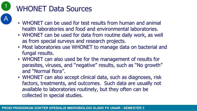 Presentasi WHONET.pptx | Operating Systems | Computer Software and ...