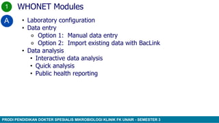 Presentasi WHONET.pptx | Operating Systems | Computer Software and ...