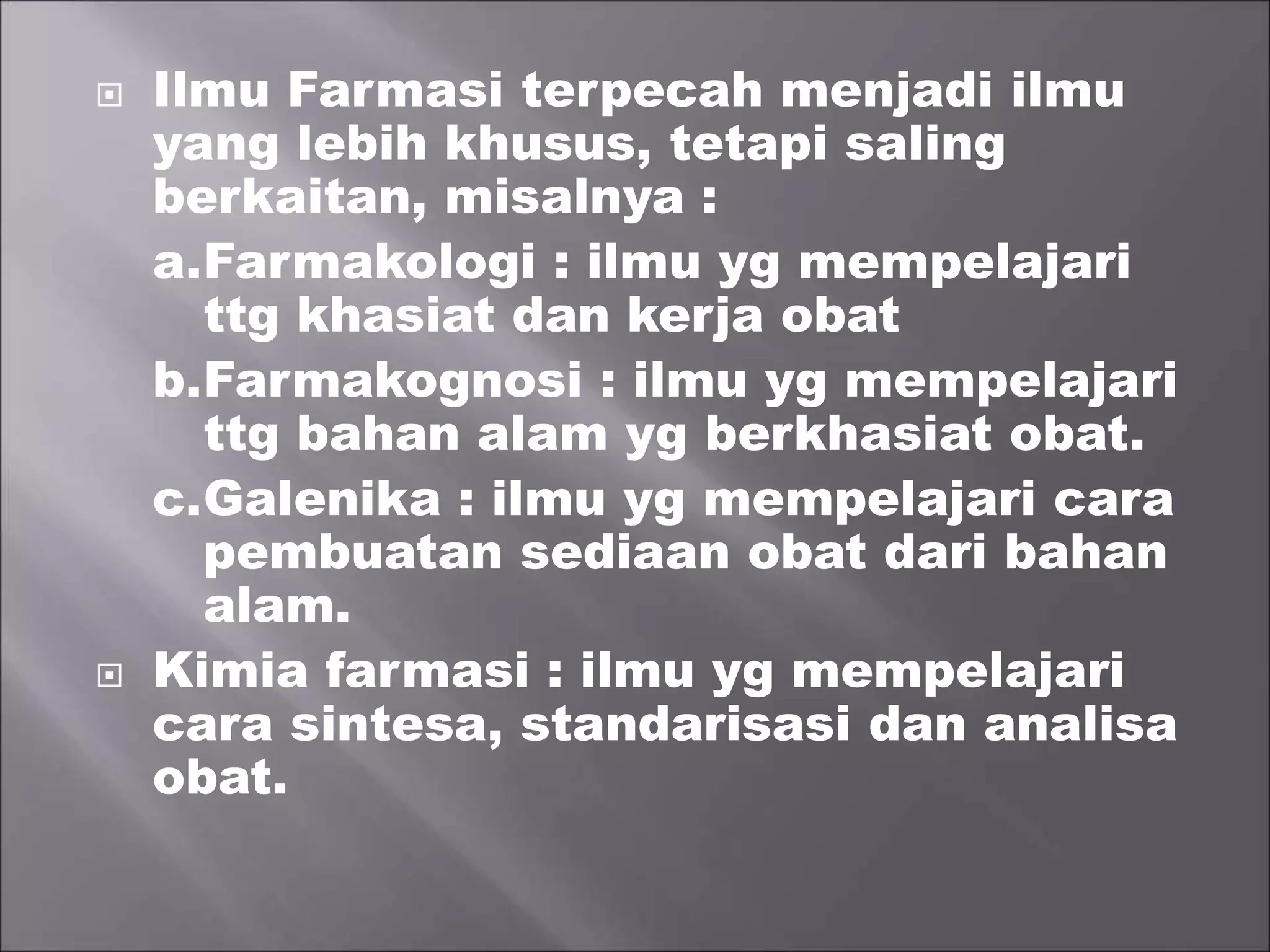 Kul i farmakognosi | PPT