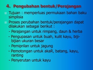 Kul ii simplisia | PPT