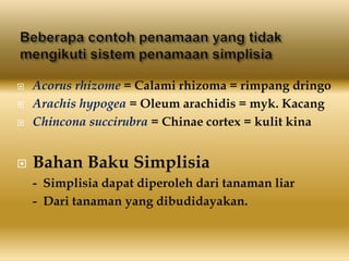 Kul ii simplisia | PPT