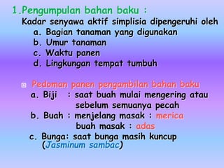 Kul ii simplisia | PPT