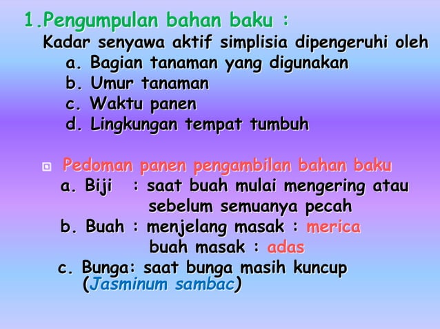 Kul ii simplisia | PPT