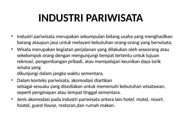 pengertian dan profesi di bidang kuliner | PPTX