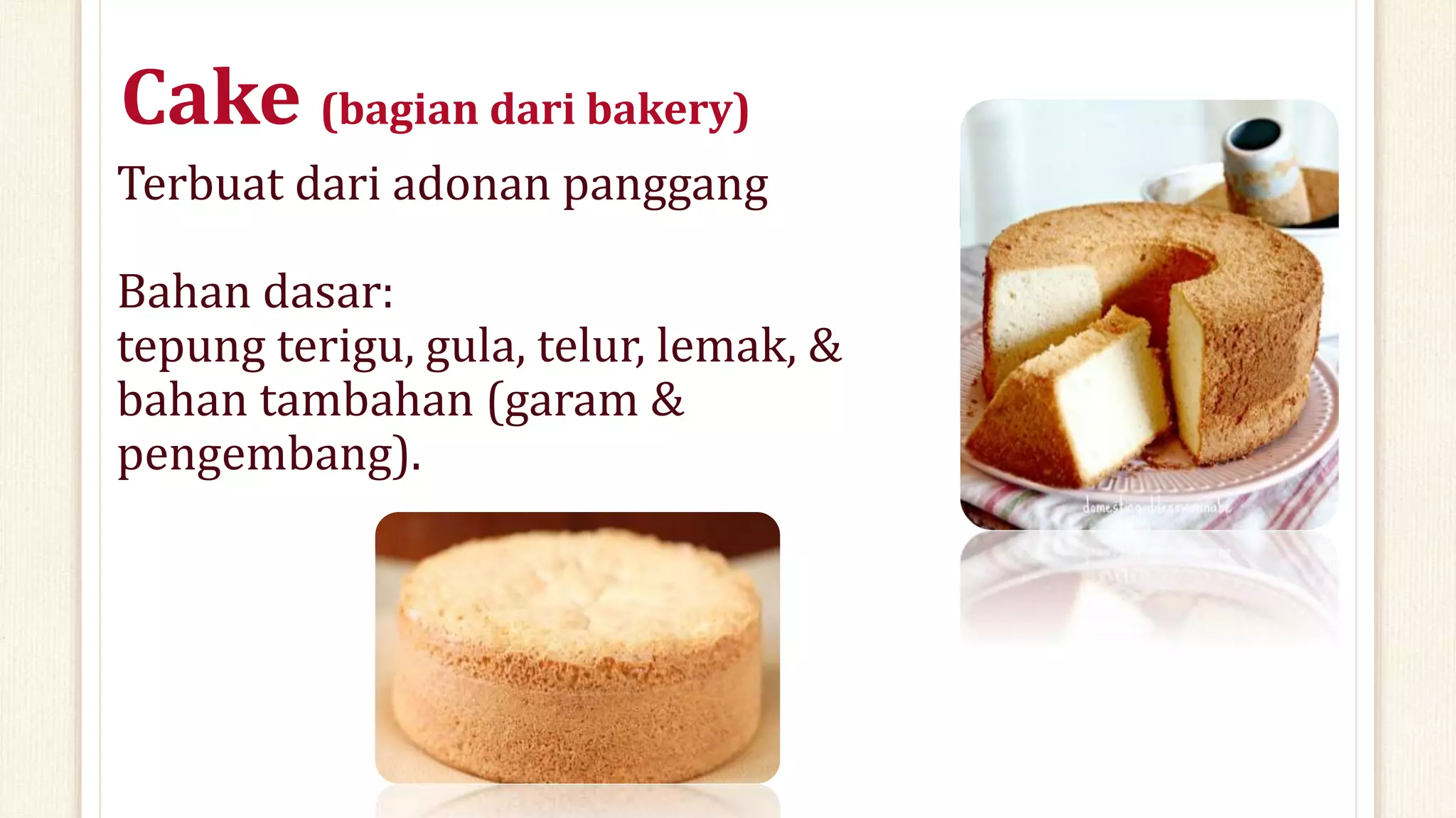 Kuliner 5 kb.1 ppt - prinsip fusion bakery, pastry, gateaux, torte | PPTX