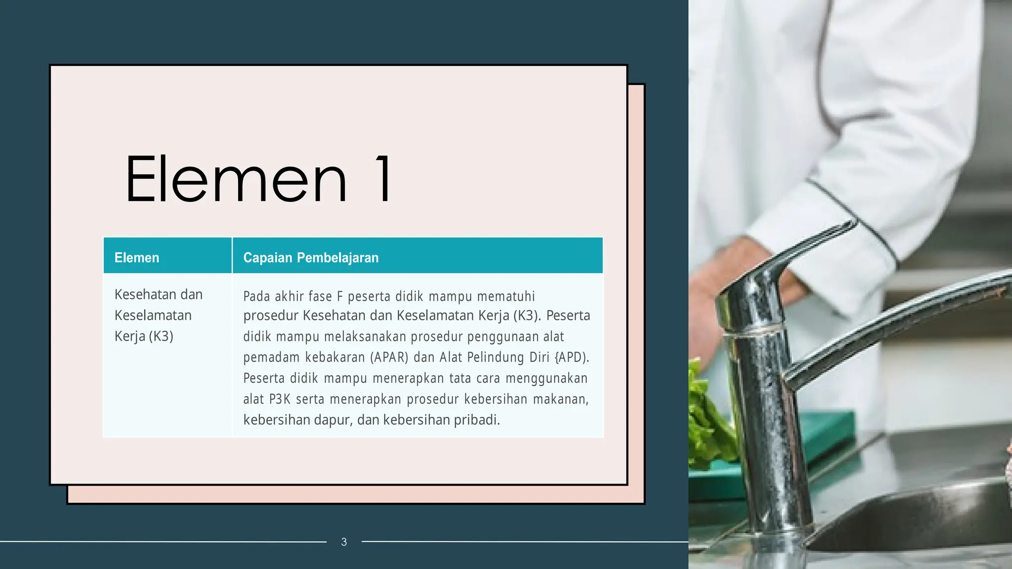 capaian pembelajaran dasar-dasar kuliner | PPT
