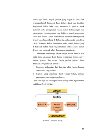 Kuliner modul 5 kb1 prinsip fusion bakery dan pastry, gateaux dan ...
