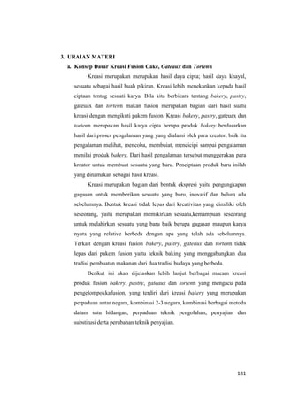Kuliner modul 5 kb4 kreasi fusion bakery | PDF