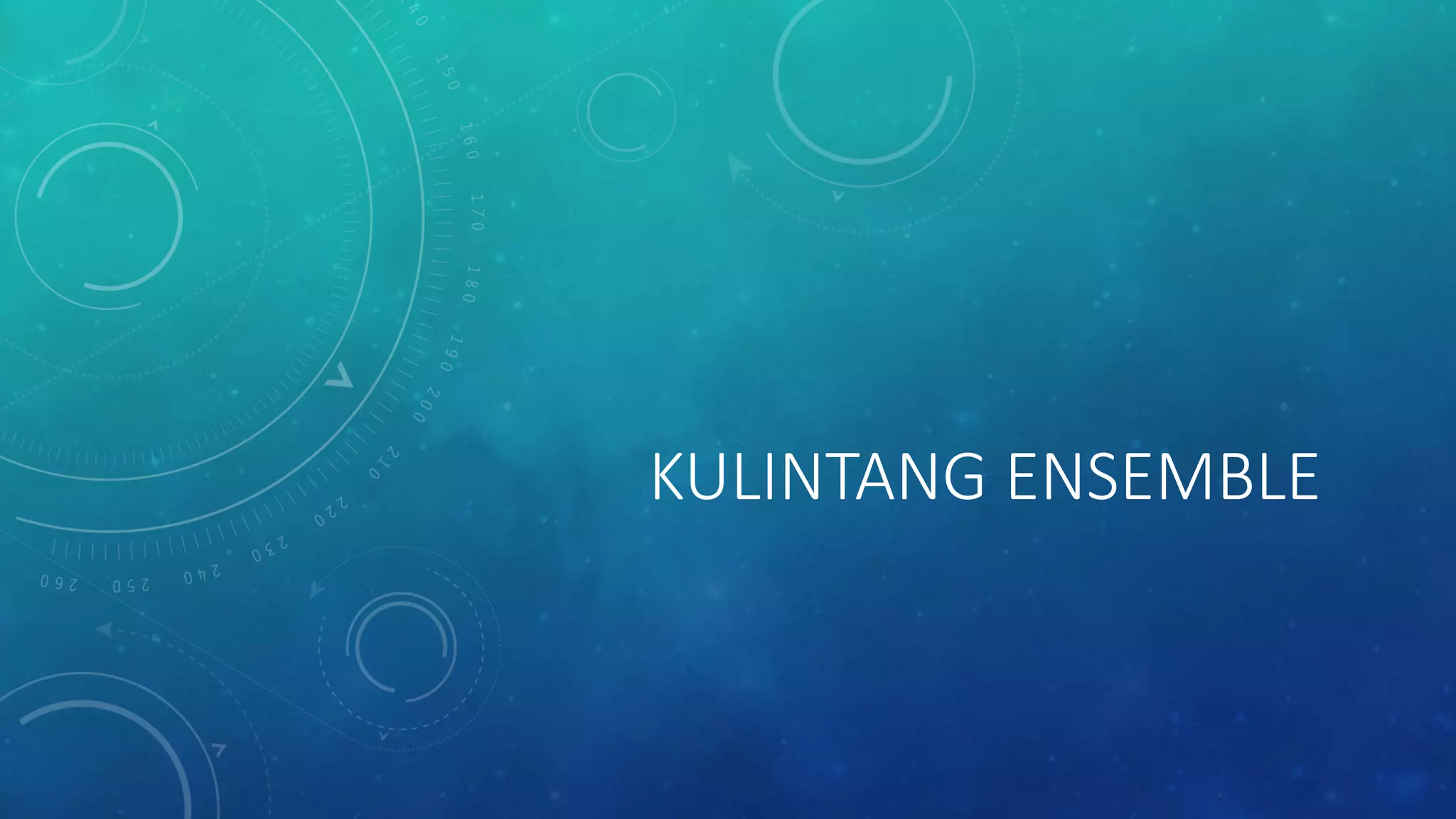 Kulintang ensemble | PPTX