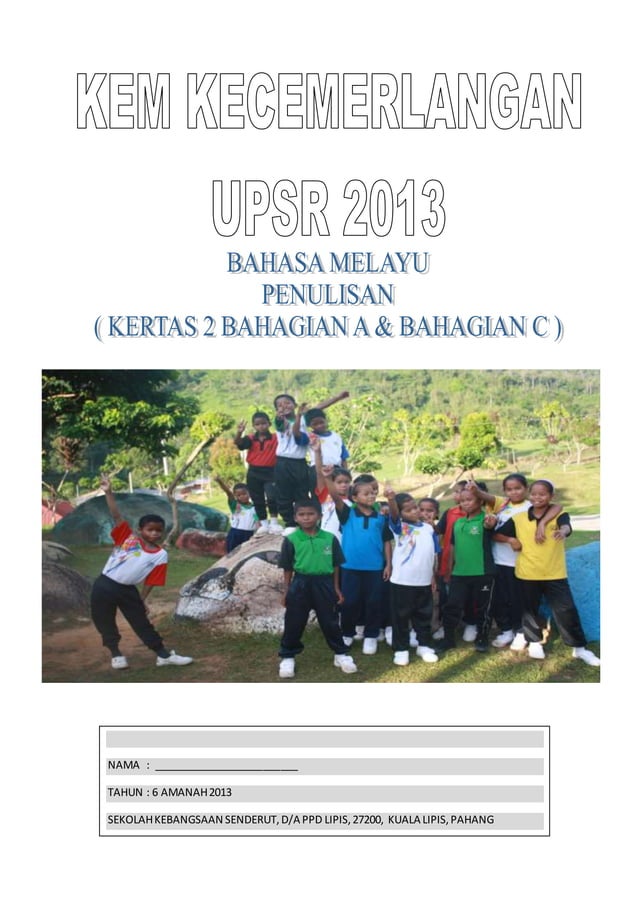 Kulit depan k em upsr. | PDF