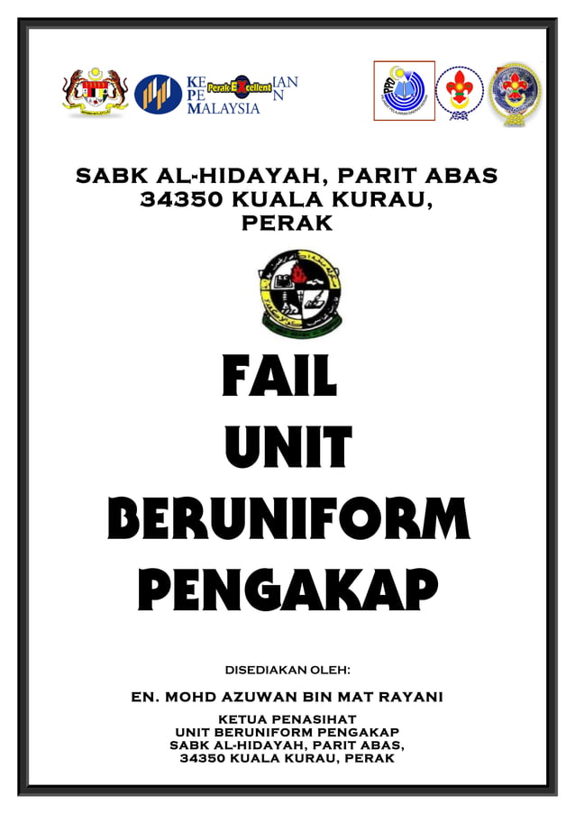 Kulit fail pengakap | DOC