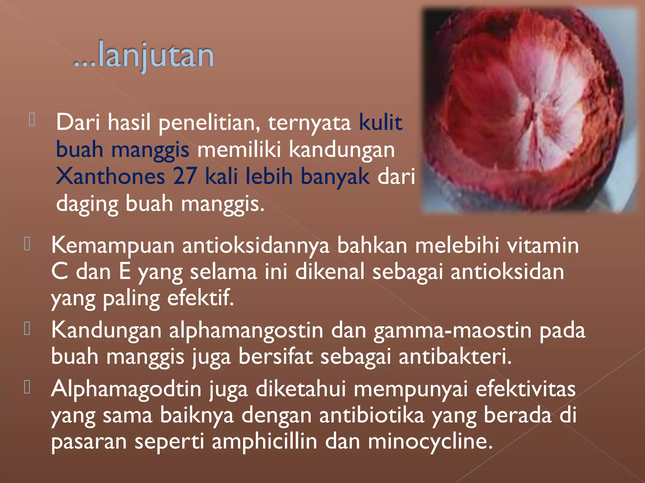 Manajemen limbah semseter 1(Kulit manggis) | PPT