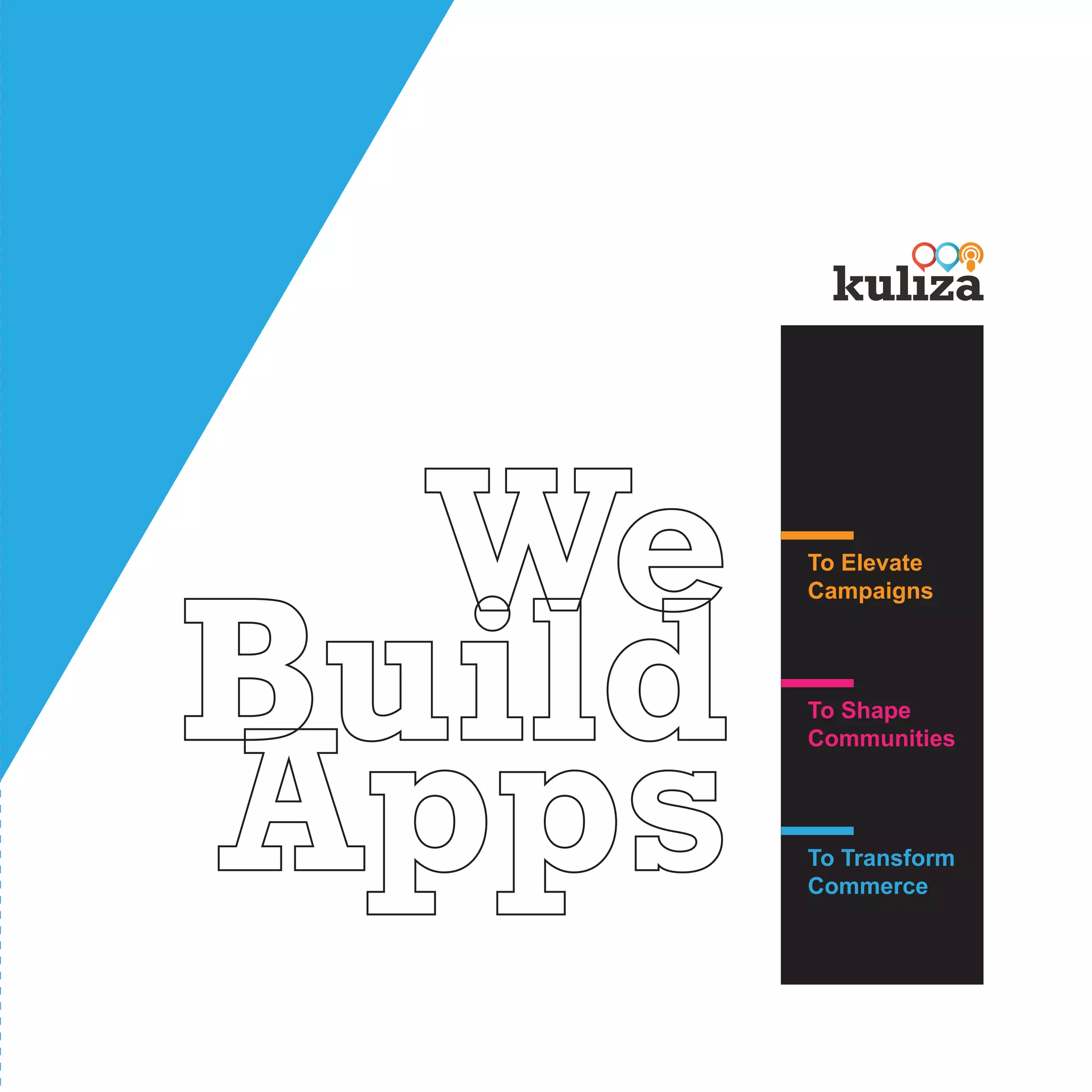 Kuliza Brochure: We Build Apps | PDF