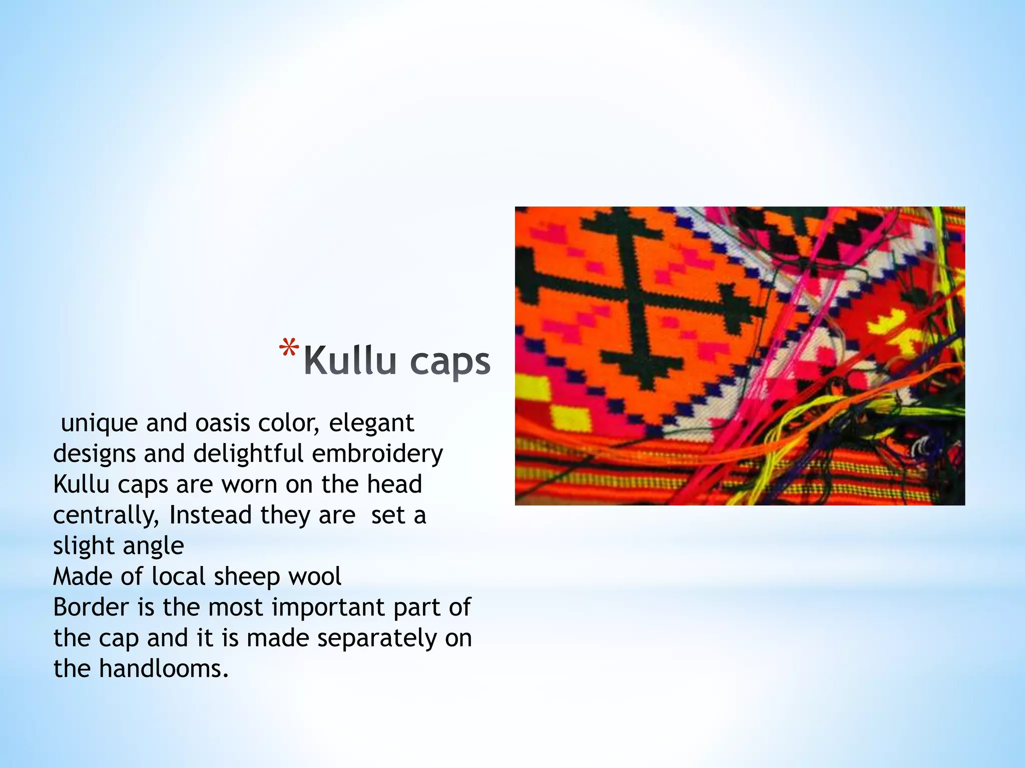 Kullu craft cluster | PPTX