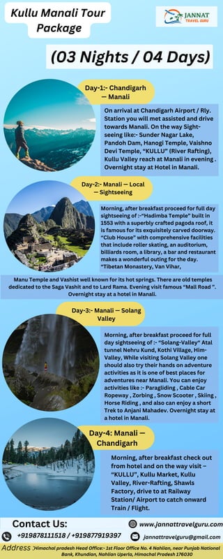 Kullu Manali Tour Packages | PDF