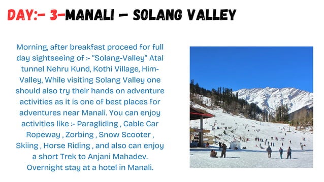 Kullu Manali Tour Package - Book Manali Packages at Best Price | PPT