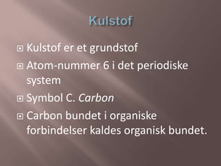 Kulstofkredsløbet | PPTX