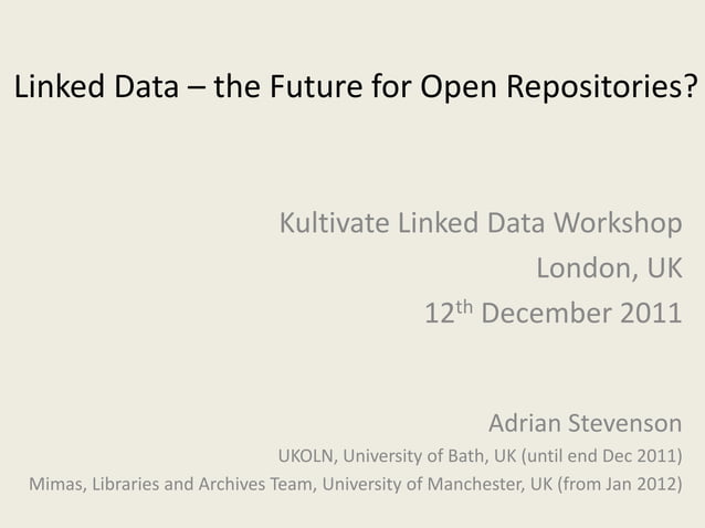 Linked Data Future | PPT