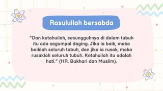 materi kuliah tujuh menit tiga jenis hati menurut islam | PPTX